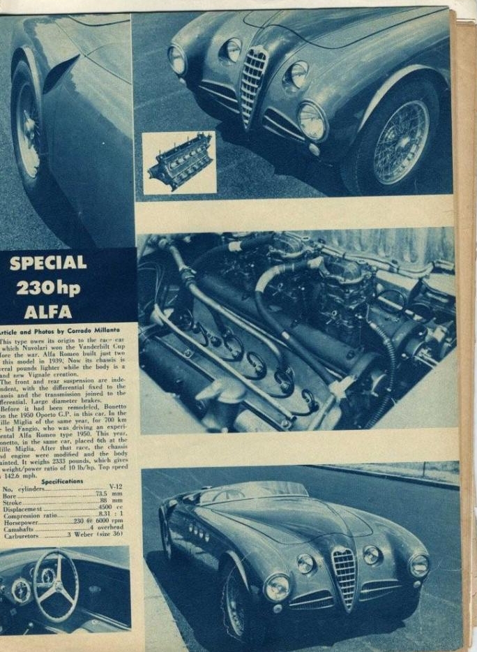 Mother, where are thou? 1951 Alfa Romeo 412 by Vignale – Classic Virus