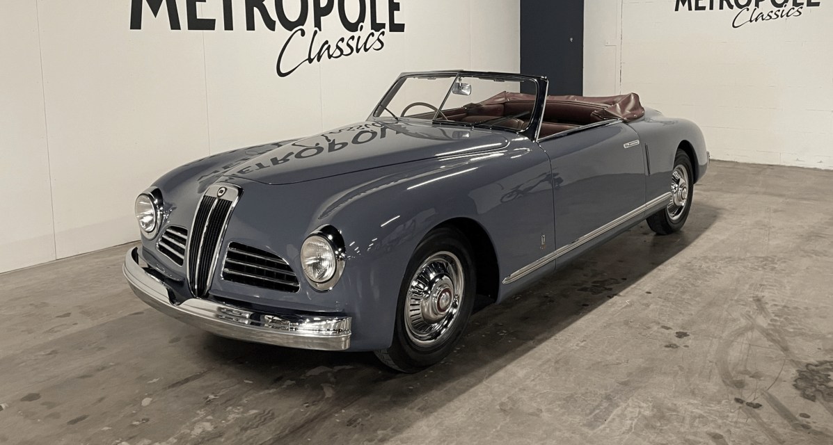 Deco machine: 1947 Lancia Aprilia Speciale Cabriolet by Pininfarina ...